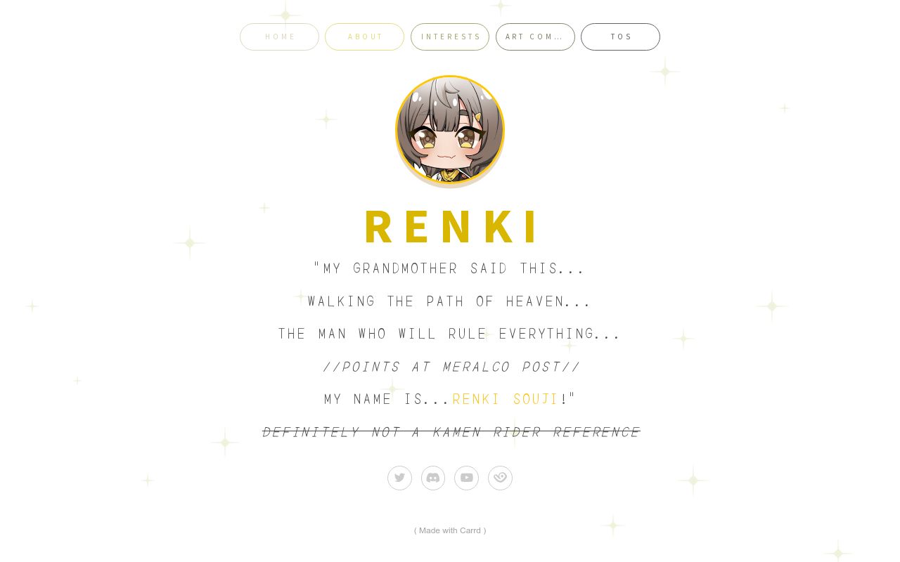 Renki's Funny Carrd